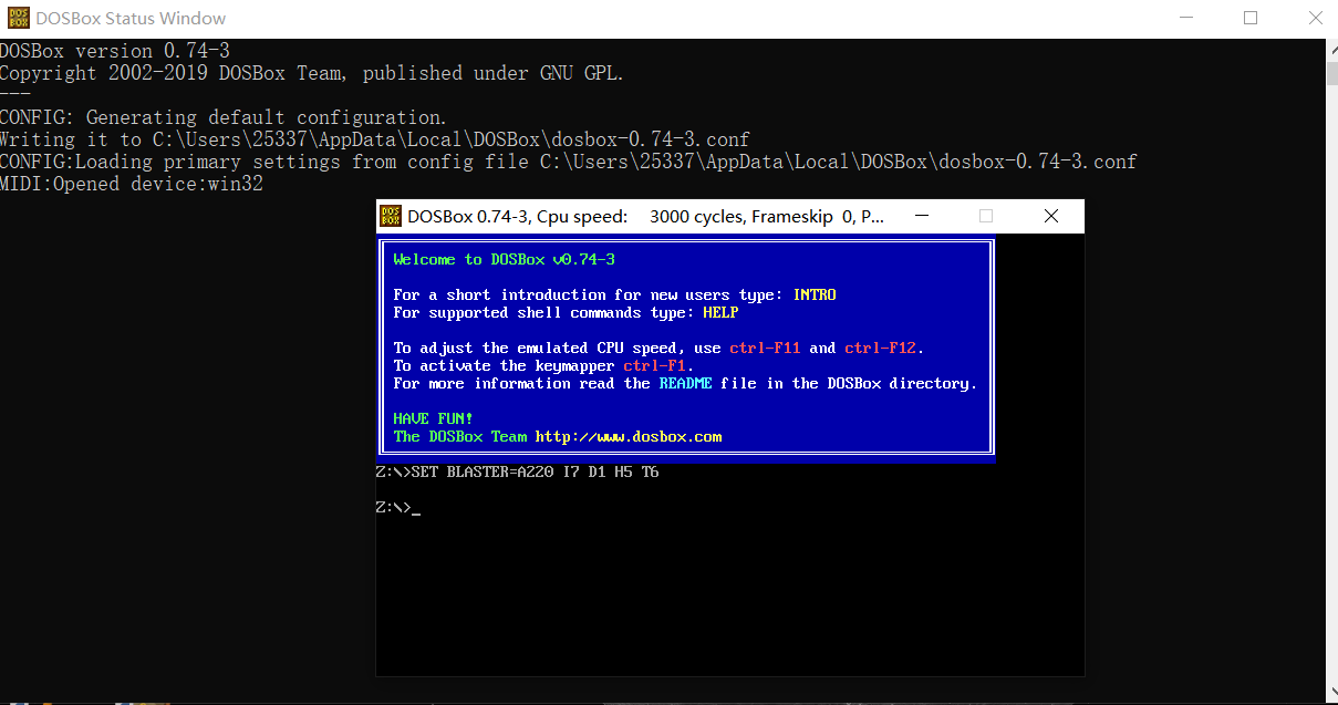 Instalación y configuración de Win10 debug.exe y DOSBox - programador clic