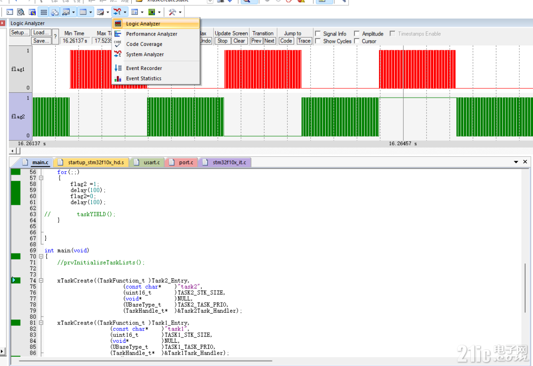 [STM32F1]FreeRTOS 202212.01在STM32F1上的应用（新手学习）-CSDN博客