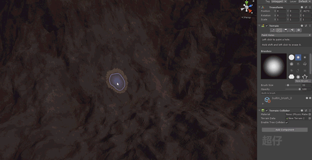 unity切换场景_Unity 2020 Paint Holes画洞工具制作游戏洞穴场景流程-CSDN博客