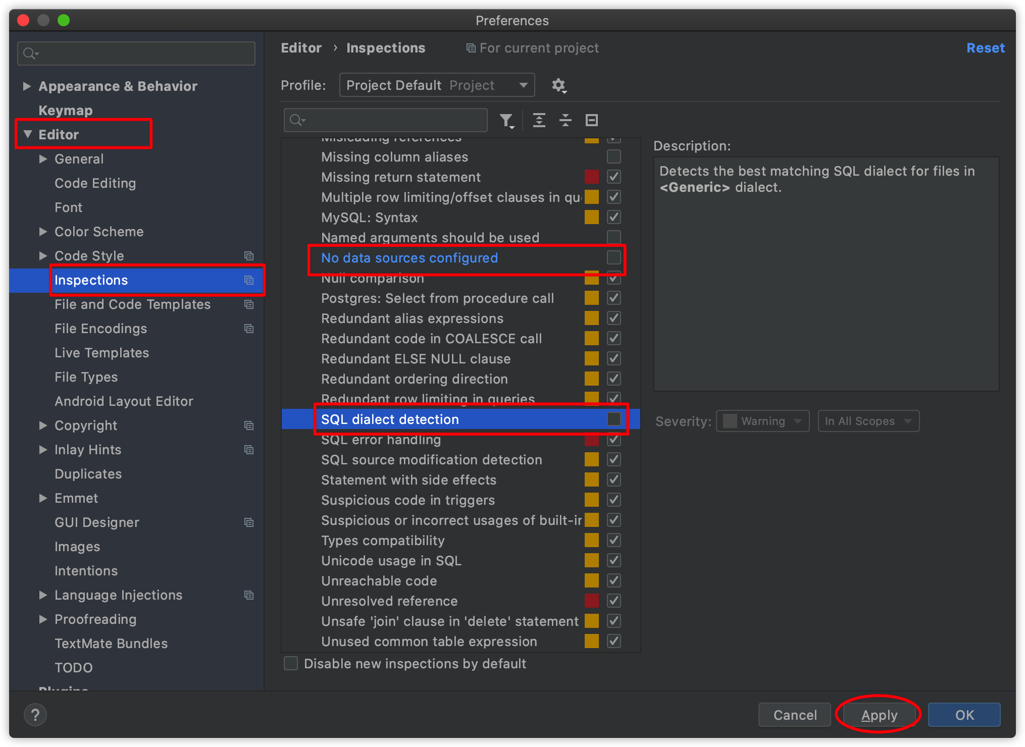 Intellij Idea 删除 Mybatis 映射文件中黄色和绿色的背景idea 取消mybatis 映射文件黄色背景 Csdn博客