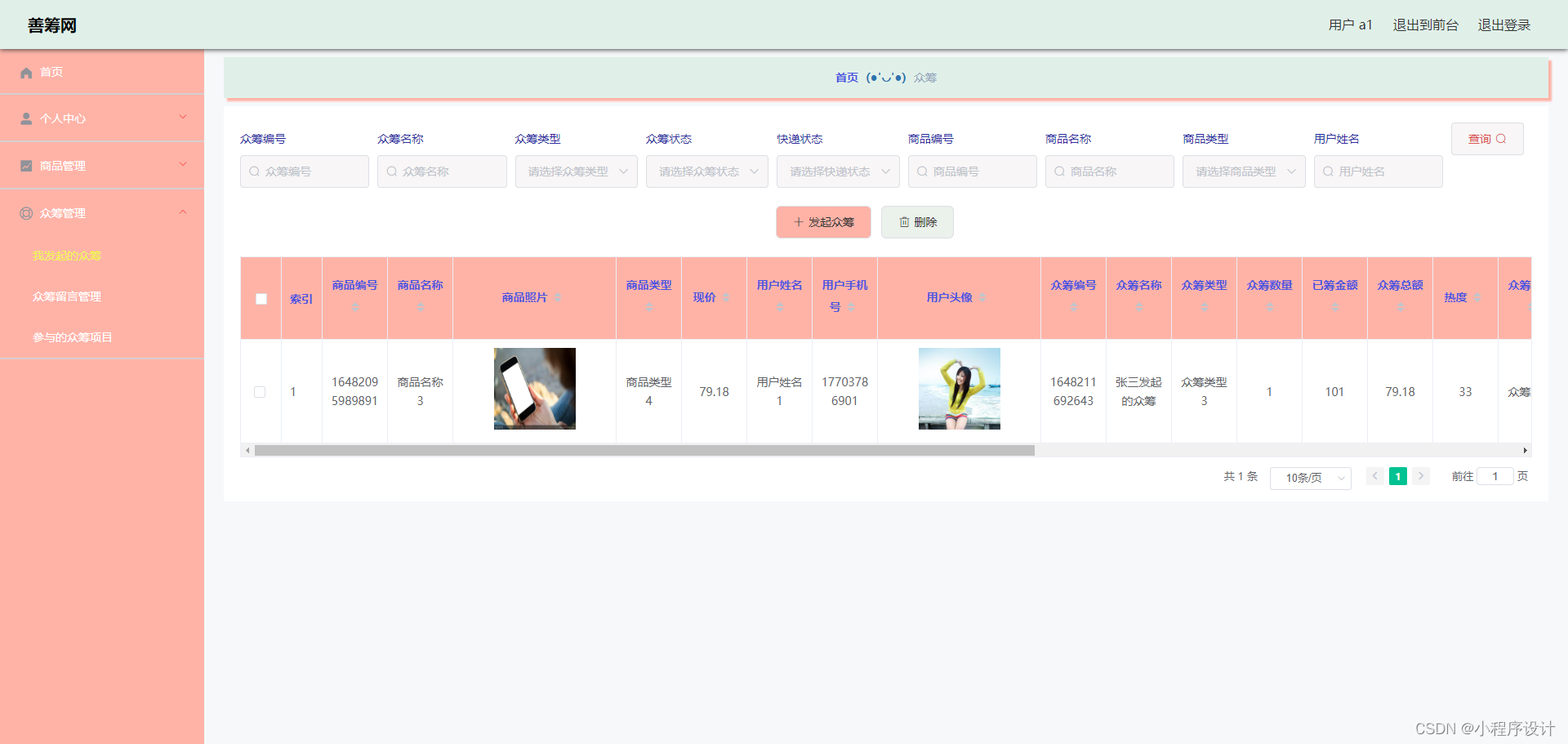 Springboot众筹商城网前后台实现设计源码众筹网springboot Csdn博客