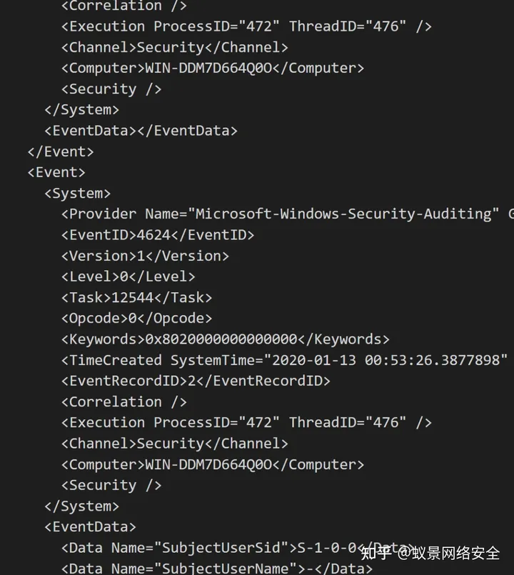 Windows 取证之EVTX日志-CSDN博客