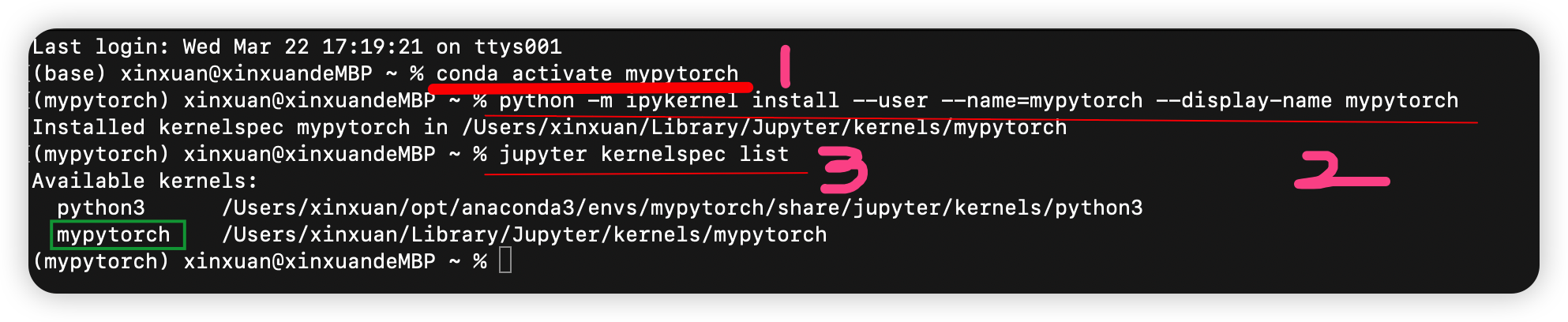 Mac安装jupyter及更新内核 Csdn博客 