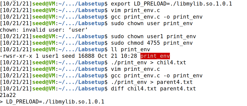 信息安全实验——environment Variable And Set Uid Program Lab Csdn博客eos 2352