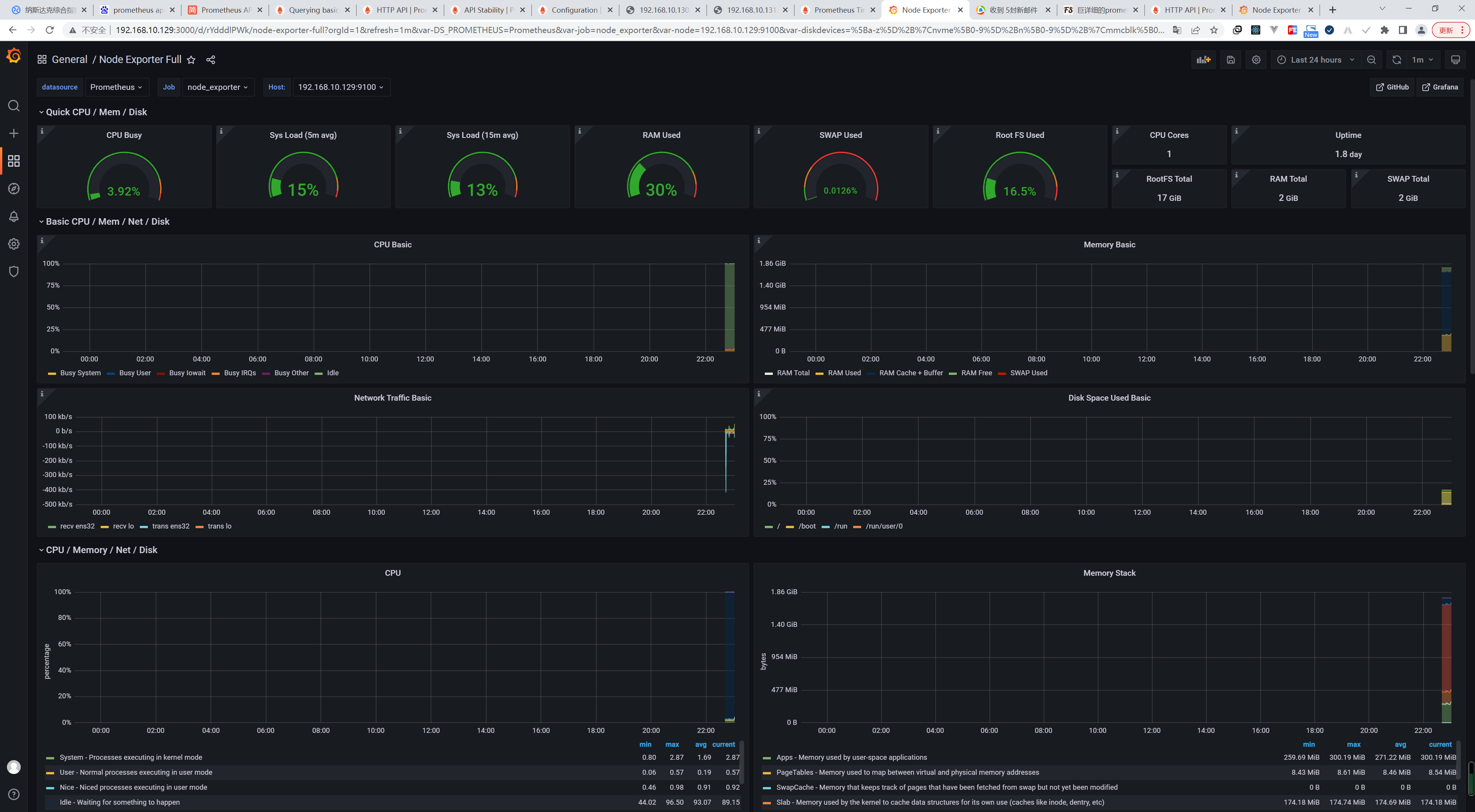 Prometheus使用_prometheus采集服务器本地时间-CSDN博客