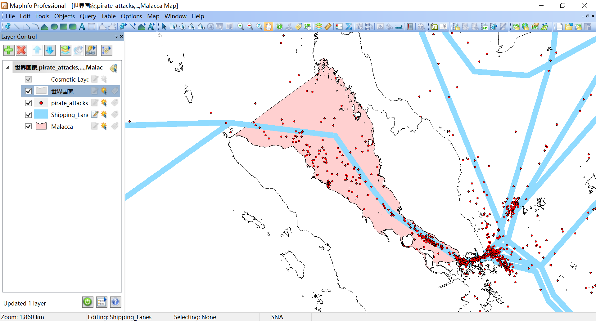 我的交通地理空间分析 MapInfo 作业-CSDN博客