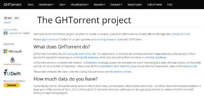 GHTorrent:收集GitHub数据利器_追逐梦想的顾咏丰_新浪博客-CSDN博客