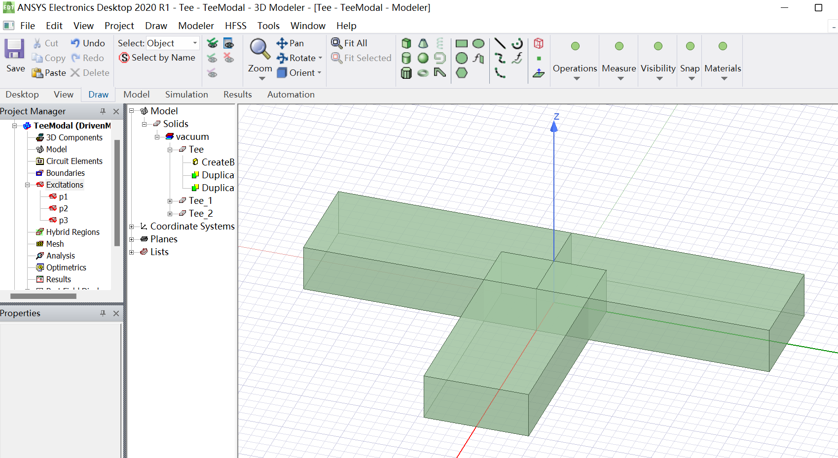 HFSS学习使用2_hfss怎么选中模型内部的面-CSDN博客