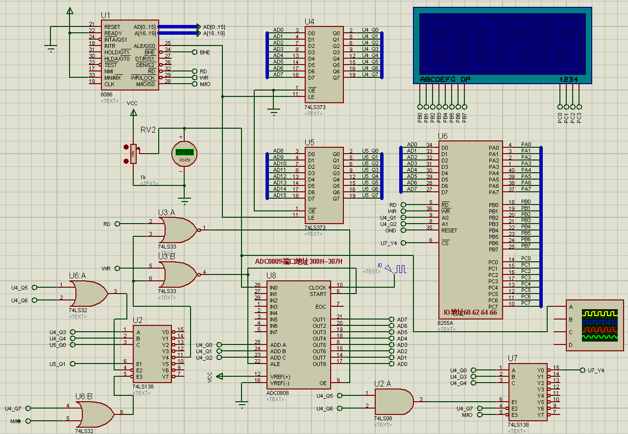 【资源分享】基于8086的出租车计价器系统设计(仿真、程序、报告)、基于8086电压表系统仿真系统设计（仿真、程序）_基于80x86的计价器项目设计-CSDN博客