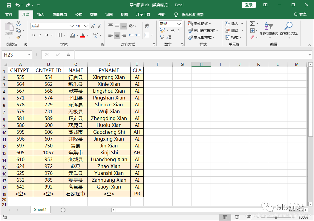 arcgis 属性表 汇总_ArcGIS中将属性表直接导出为Excel的方法-CSDN博客