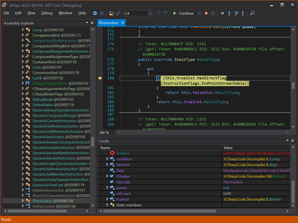 使用ildasm获取源代码_有什么比ILDasm好？ ILSpy和dnSpy是反编译.NET代码的工具_cunfuxiao7305的博客-CSDN博客