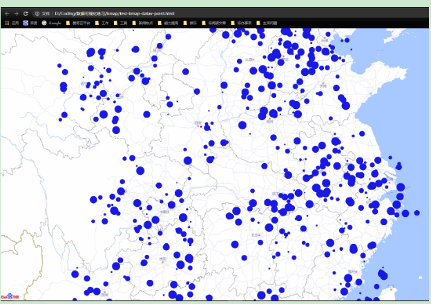 百度地图开发入门（4）：散点图示例_百度地图散点-CSDN博客