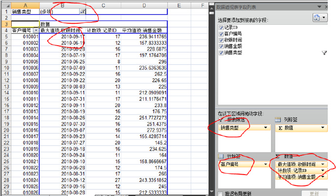 如何用EXCEL实现RFM模型分析_如何用excel制作rfm模型-CSDN博客