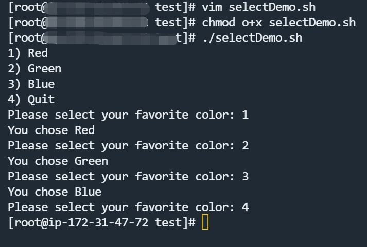 Shell Select用法 Csdn博客