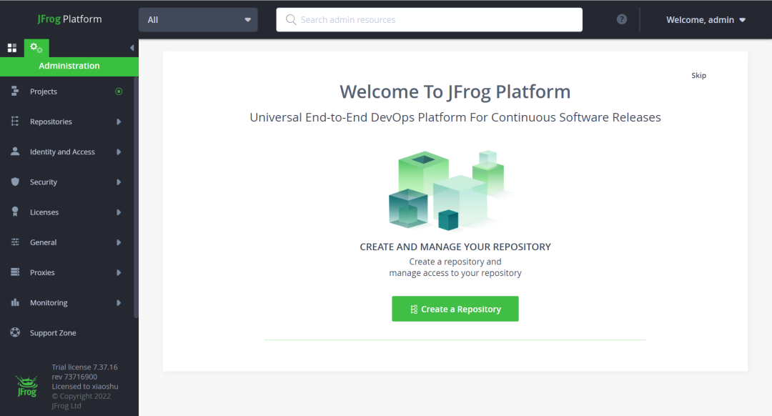 JFrog-Artifactory的RPM安装_jfrog pro x安装-CSDN博客