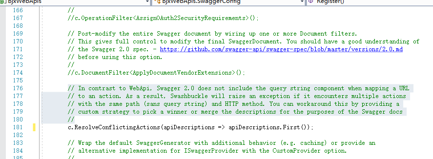 ASP.NET Web API 使用Swagger使用笔记_can't parse json. raw result:-CSDN博客