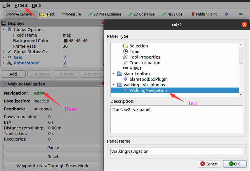 walking机器人入门教程-rviz插件-多点导航插件的航点保存和加载_rviz怎么设置目标终点-CSDN博客
