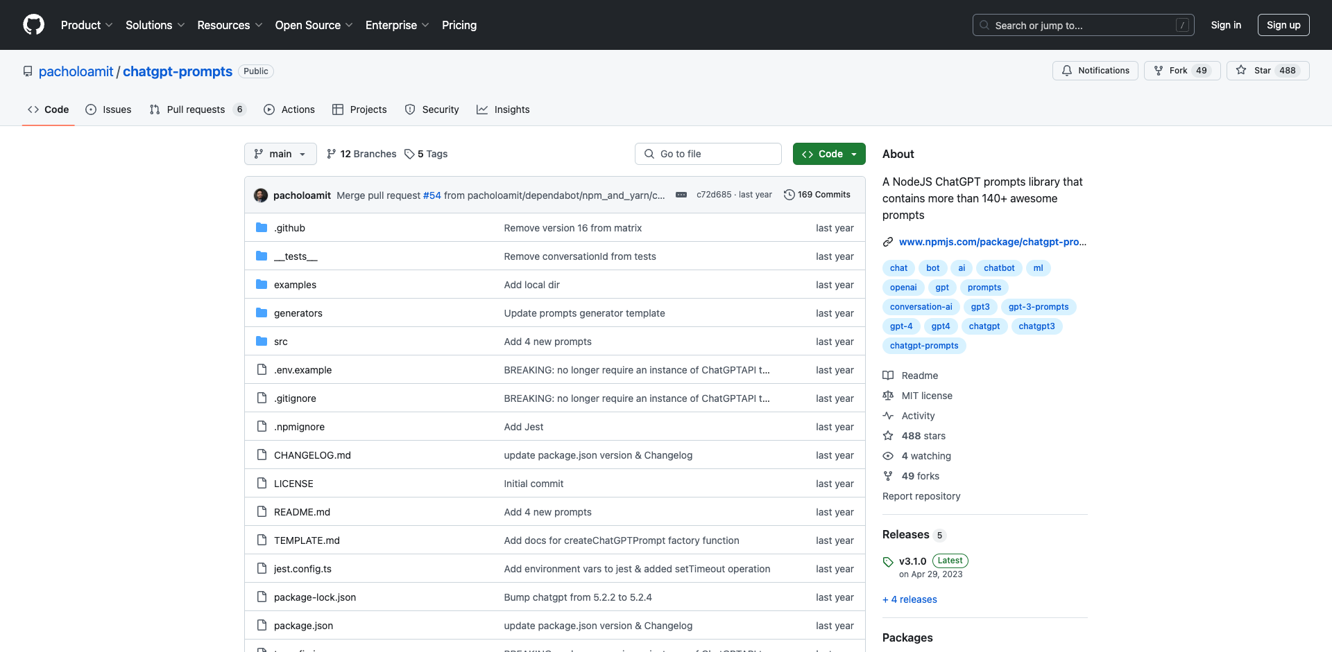 ChatGPT Prompts 学习资料汇总 - 140+ 精选提示词集合-CSDN博客