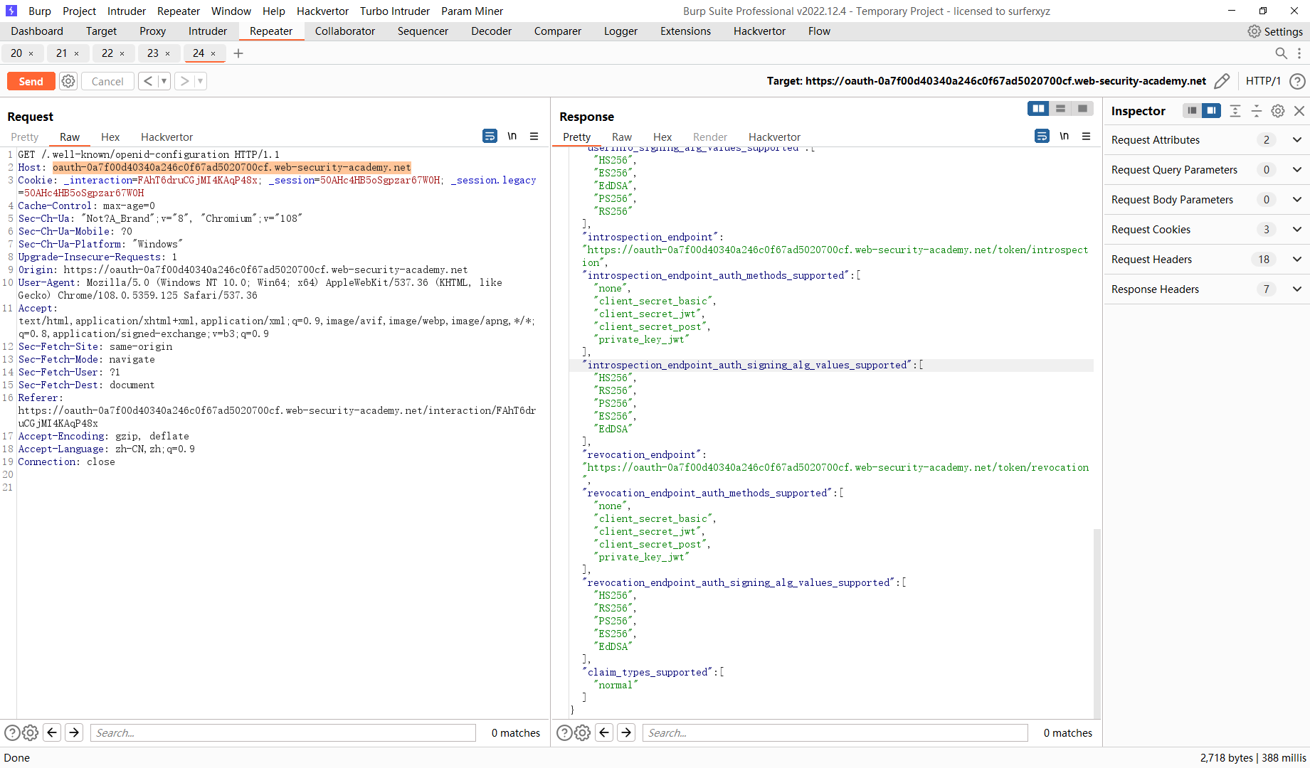 burpsuit 靶场(OAuth authentication categories)_burp oauth-CSDN博客