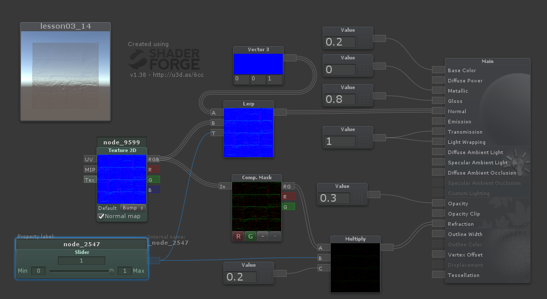 Unity之shaderforge的常见效果unity插件之shaderforge水平面循环流动 Csdn博客 2454