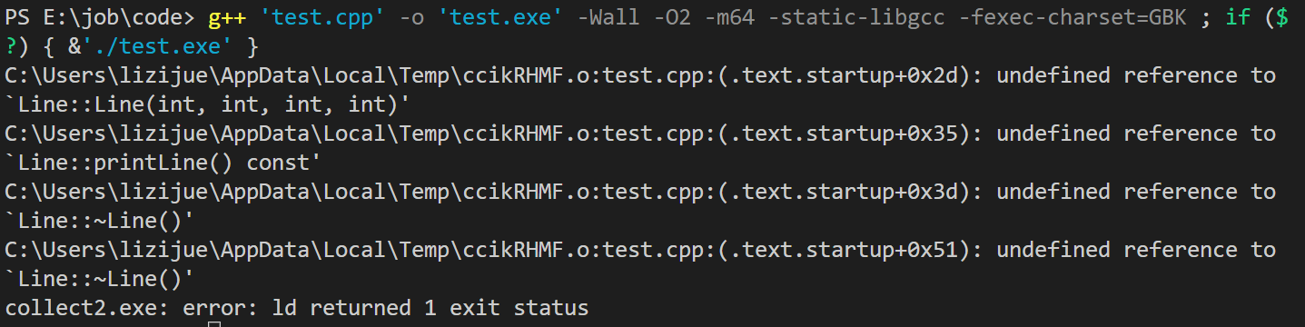 c++ “undefined reference to xxx“, “collect2.exe: error: ld returned 1 exit status“_undefined ...