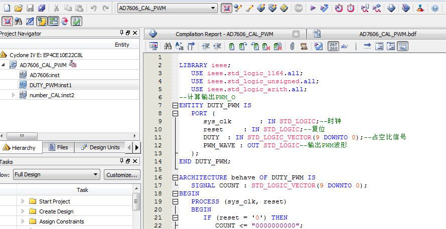 AD7606驱动代码设计VHDL代码Quartus仿真_vhdl ad7606-CSDN博客