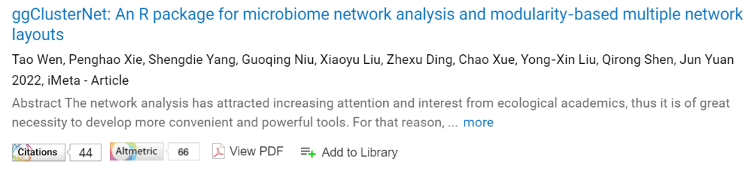 iMeta | 高被引微生物网络分析和可视化R包：ggClusterNet-CSDN博客