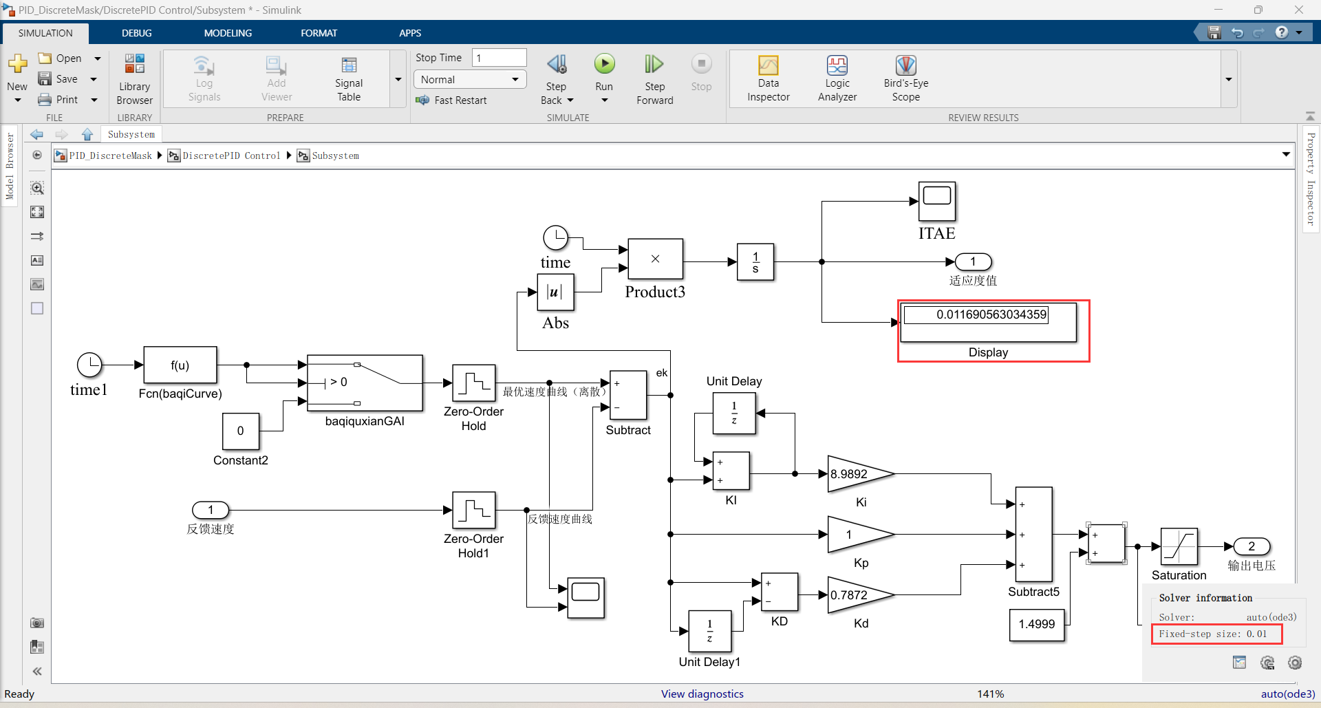 simulink求解器步长对PID控制效果的影响_simulink变步长后pid变了-CSDN博客