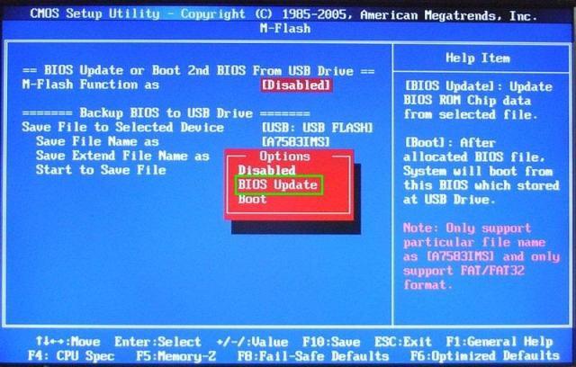 微星刀锋 无法进入bios_利用微星主板自带的 M-Flash BIOS工具升级BIOS-CSDN博客