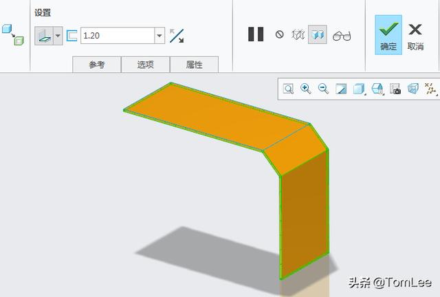 creo配置文件config选项详解_Creo7.0教程之绝对精度对钣金件展开的作用详解-CSDN博客