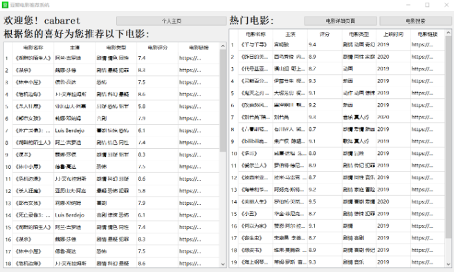 豆瓣电影推荐系统 完整代码 详细教程 毕业设计_itemcf算法的实现电影推荐-CSDN博客