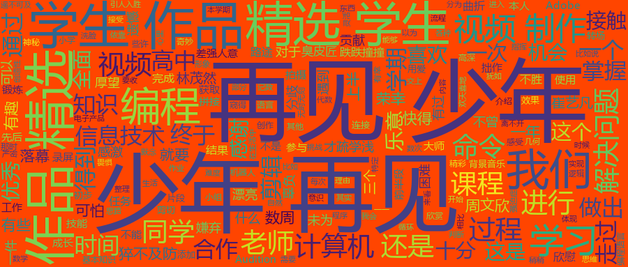 Python期末作品学生作品精选：再见仍是少年时 Csdn博客 