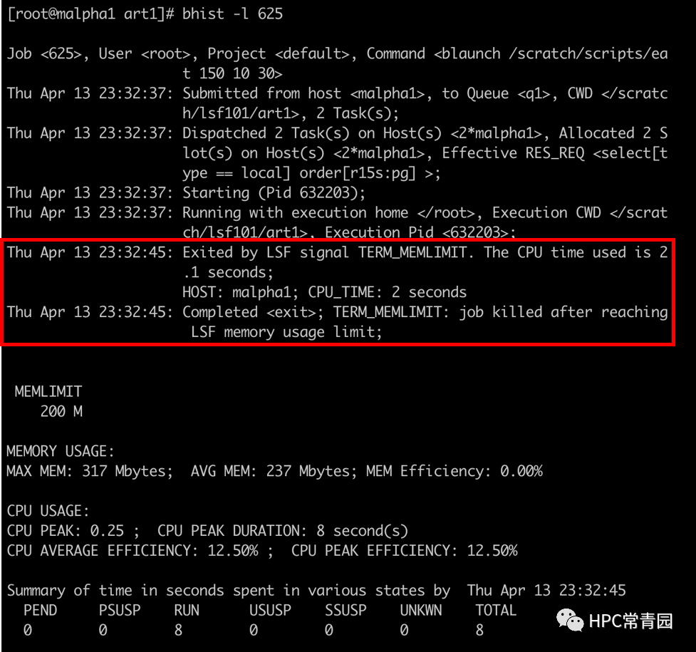 LSF实践专题（32）：对作业的内存和CPU使用进行限制_lsf内存管理-CSDN博客