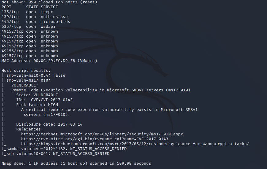 Windows永恒之蓝漏洞复现_永恒之蓝攻击winxp-CSDN博客