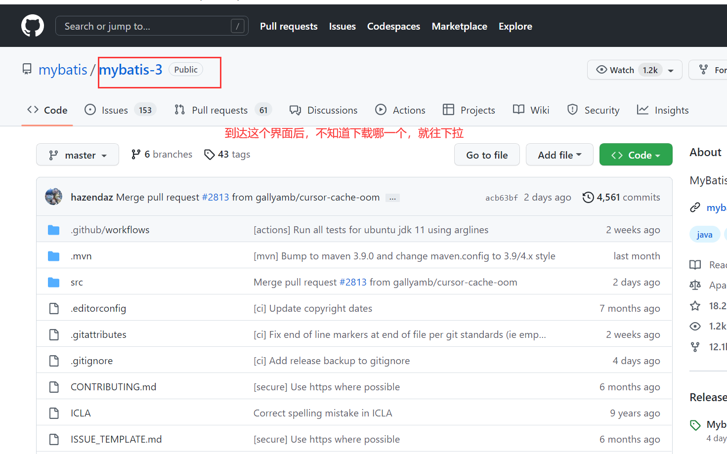 下载mybatis-jar包 | 如何在github上下载mybatis的jar包_mybatis jar包下载-CSDN博客