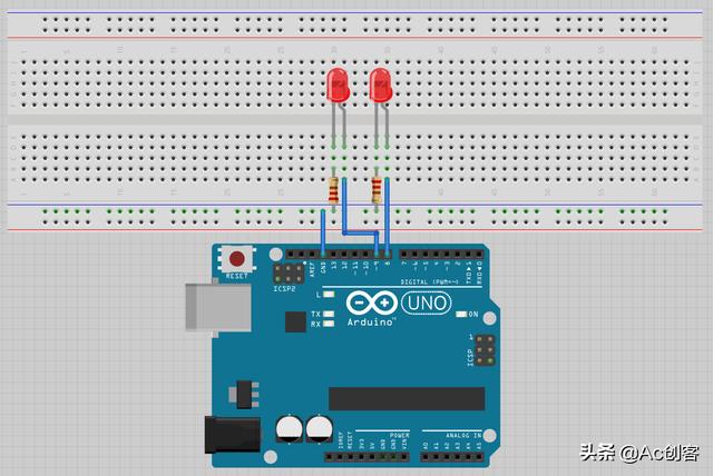控制小灯闪烁次数 Arduino实验2,用uno板控制小灯闪烁,制作一个闪烁小灯电路 Csdn博客