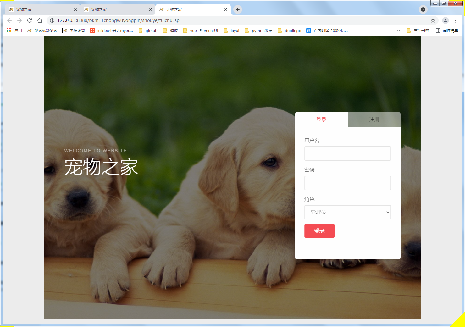 基于java的宠物之家网站设计与实现宠物之家网站的设计与实现 Csdn博客