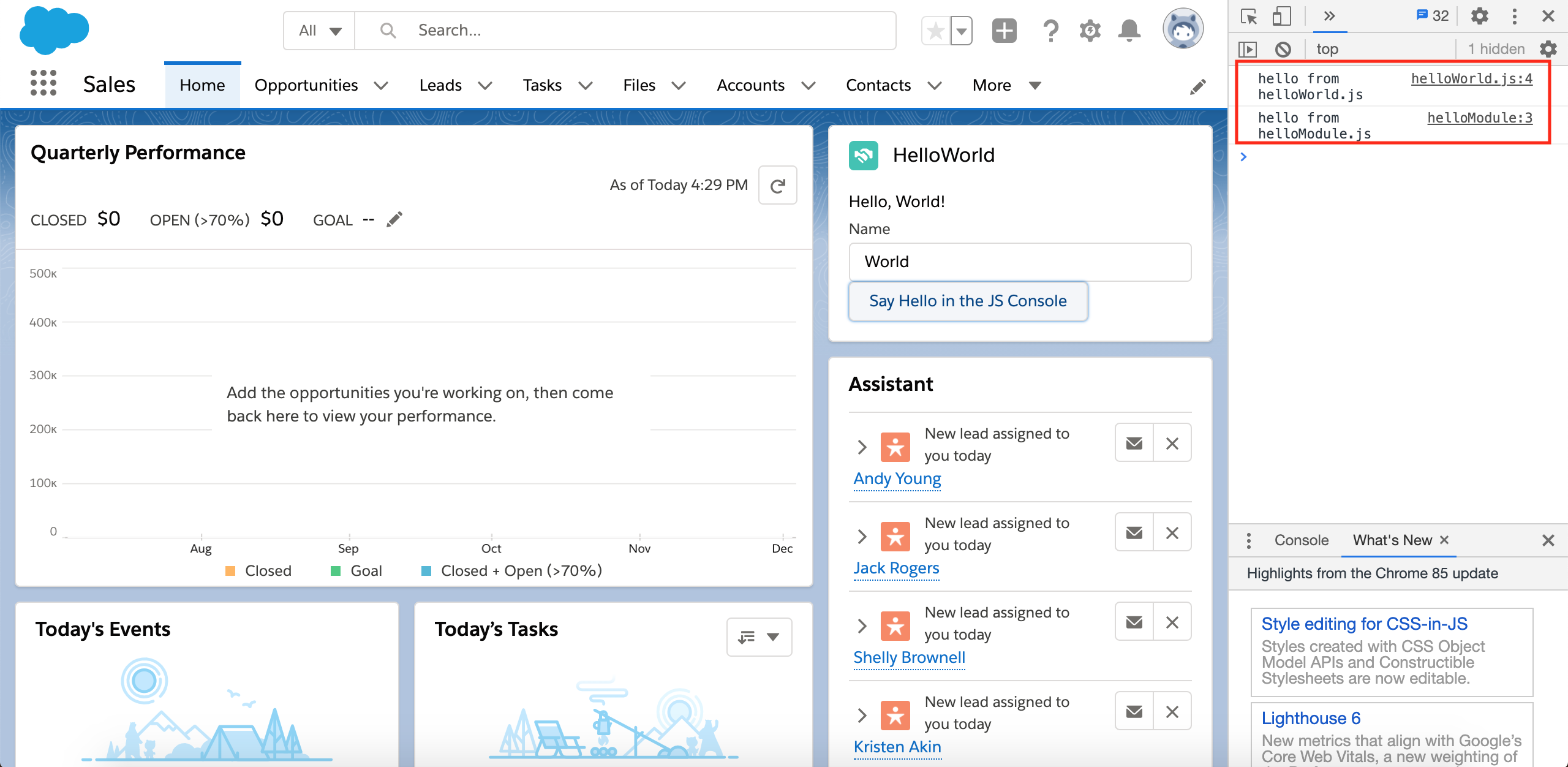 salesforce 模块_使用自定义javascript模块作为salesforce组织中的静态资源-CSDN博客