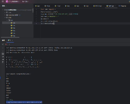 Pwn入门_1_pwntools的使用_python pwn库-CSDN博客