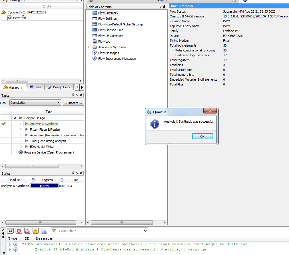 占空比可变PWM波形发生器Verilog代码Quartus仿真_占空比可调的矩形波发生电路仿真-CSDN博客