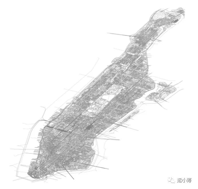 画星空图python可视化pythonopenstreetmap的交通数据可视化二:openstreetmappython画城市交通路网图 Csdn博客