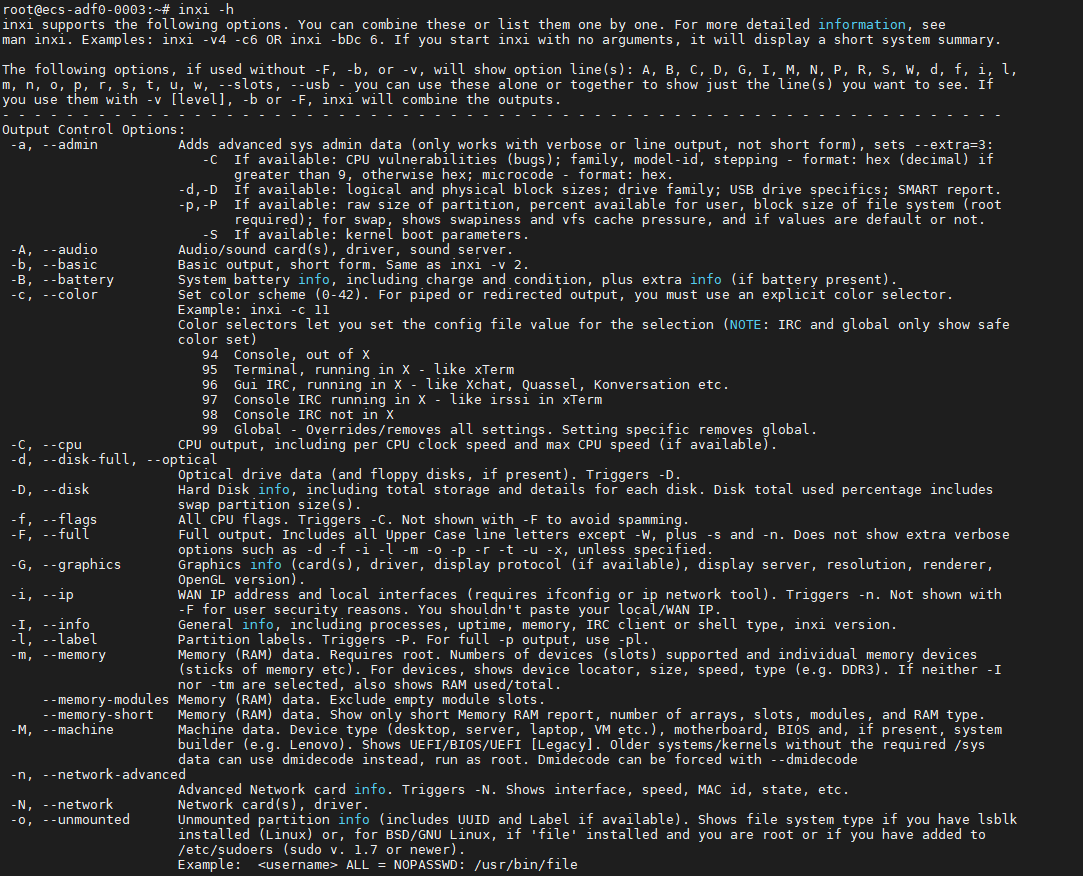 如何花样的显示 Linux 系统的详细信息，inxi命令可以了解一下！_linux 怎样显示信息最好-CSDN博客