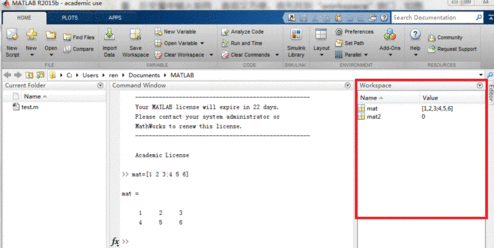 matlab 怎么输入一个向量,Matlab输入一个矩阵的操作教程-CSDN博客