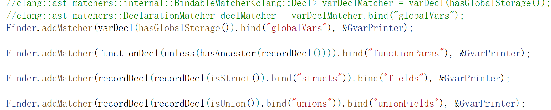 使用clang获取代码中的全局变量、函数（名称，参数，返回值）、结构体信息_clang getnextsibling()-CSDN博客