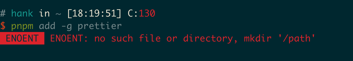 Pnpm no such file or directory, mkdir ‘/path‘_pnpm no such file or directory, stat-CSDN博客
