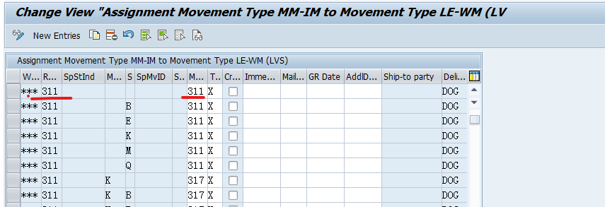 SAP WM MIGO移动类型311转库过账后WM层面产生了Posting Change Notice？_abap migo 311 bapi ...