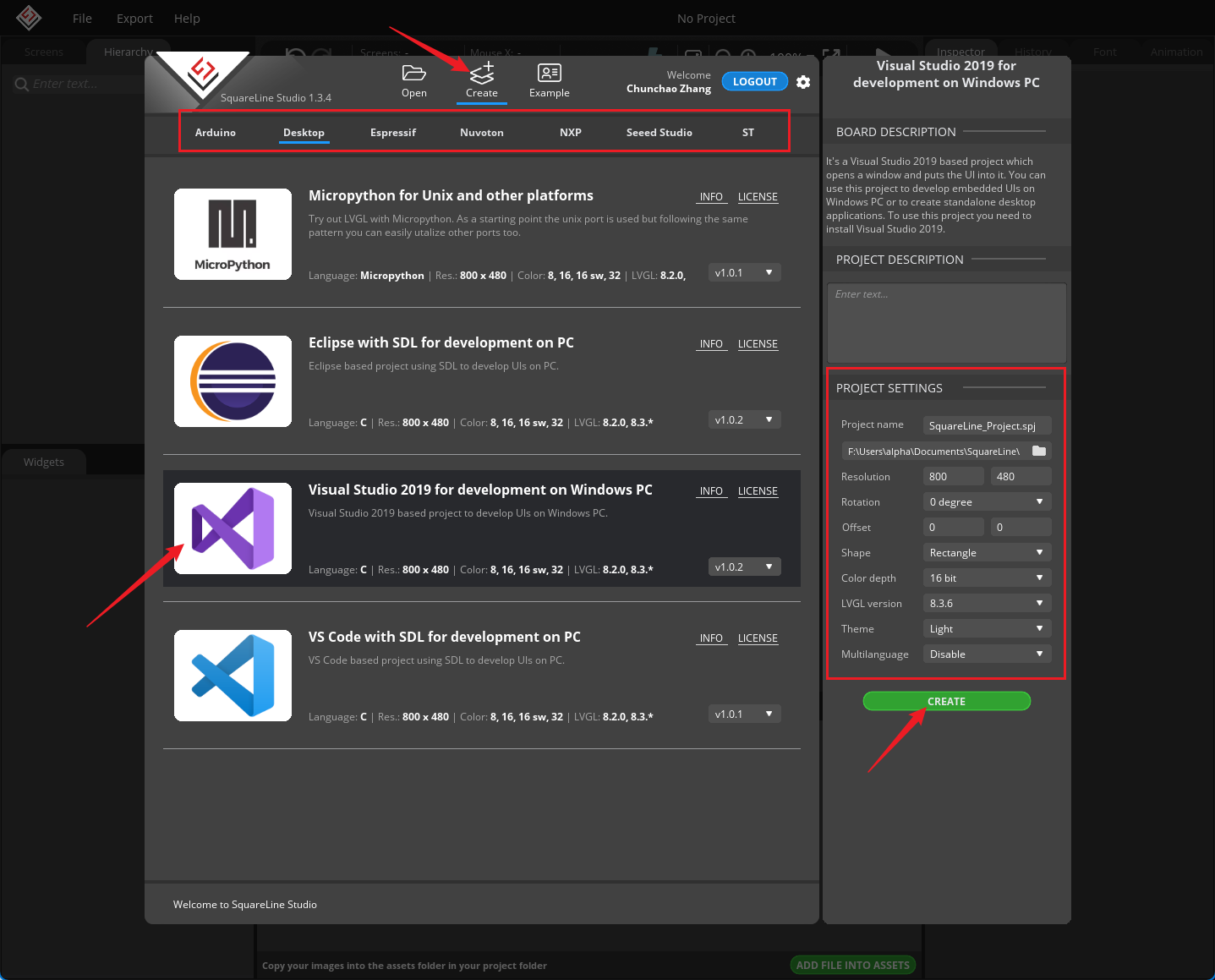 基于 LVGL 使用 SquareLine Studio 快速设计 UI 界面_lvgl ui软件-CSDN博客