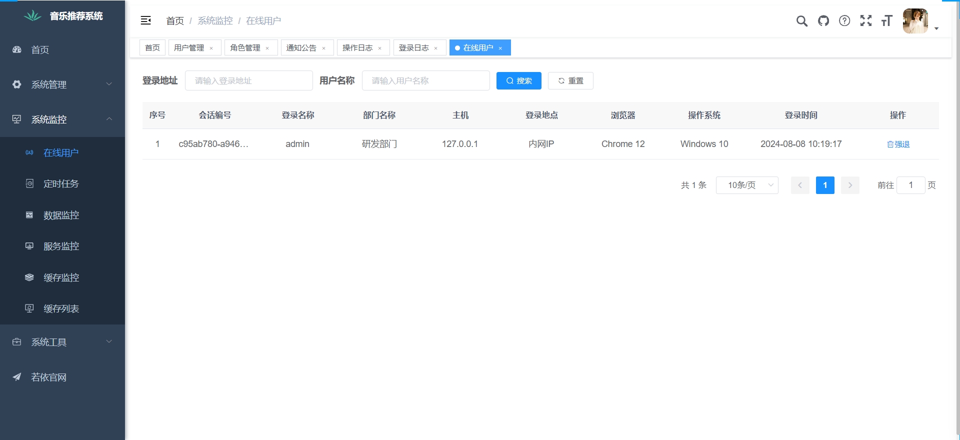 计算机毕业设计之大数据项目 Springboot 基于大数据实现的音乐推荐系统 Csdn博客